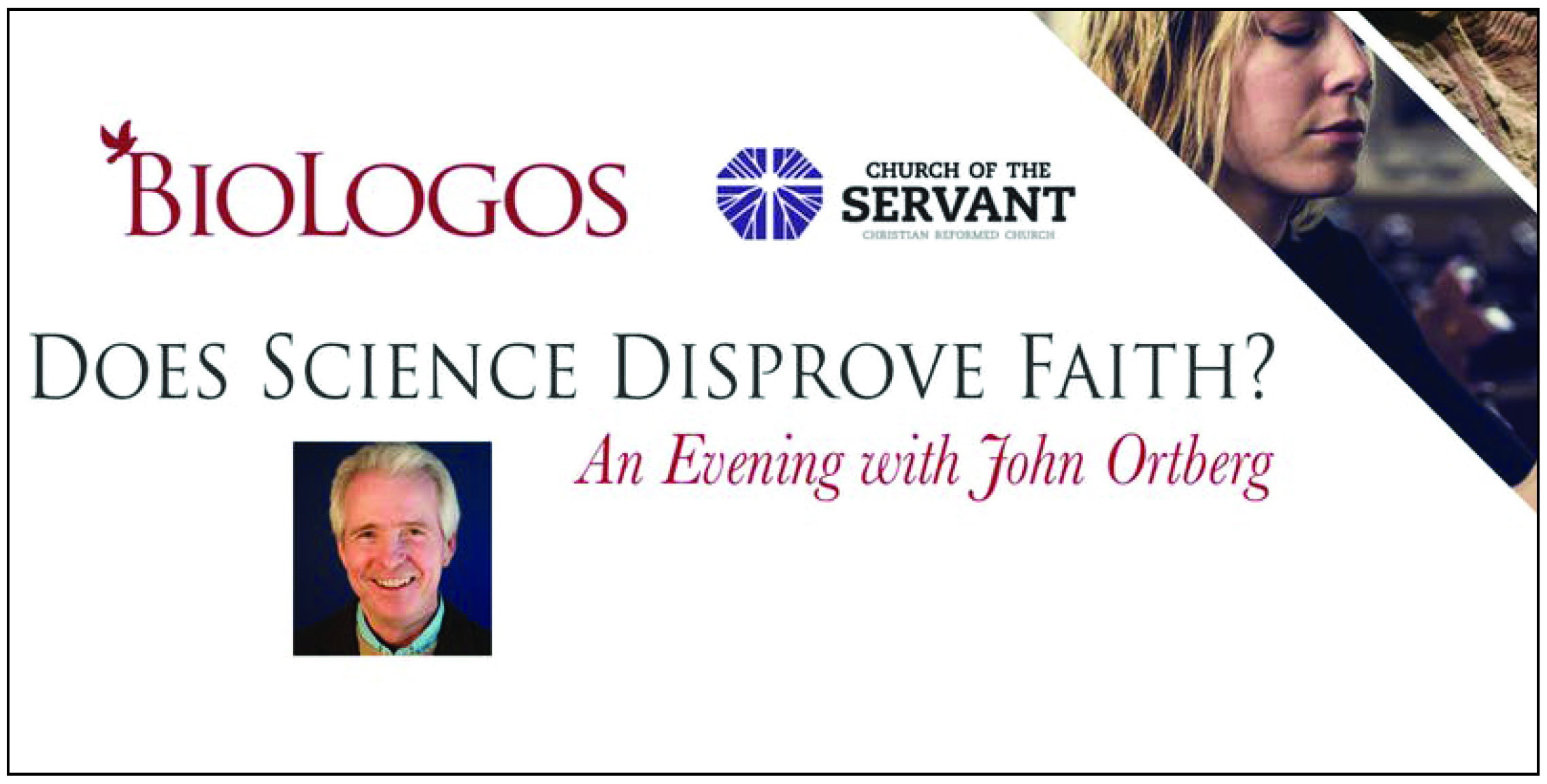 Pastor and Scientist to Address Links between Faith and Science ...