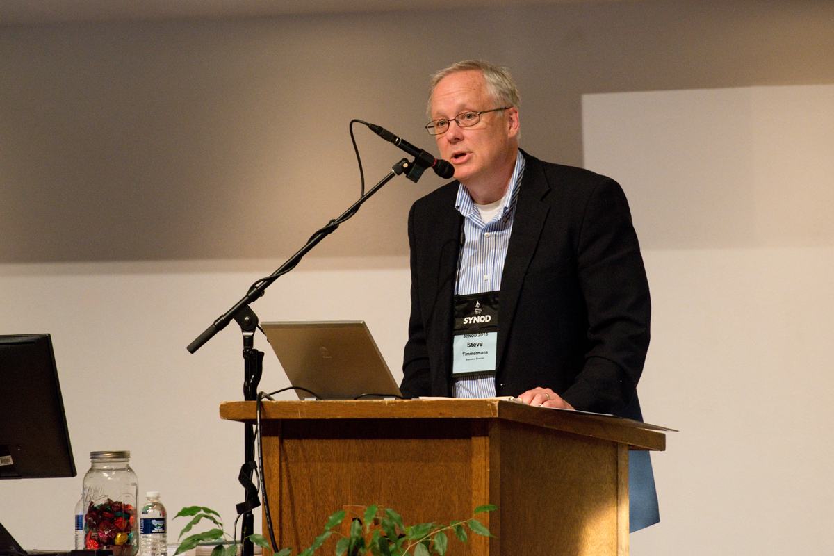 Synod Approves Timmermans as Commissioned Pastor for the Denomination ...