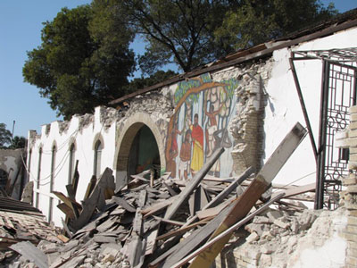 Church Structures Rest Amid Rubble | Christian Reformed Church